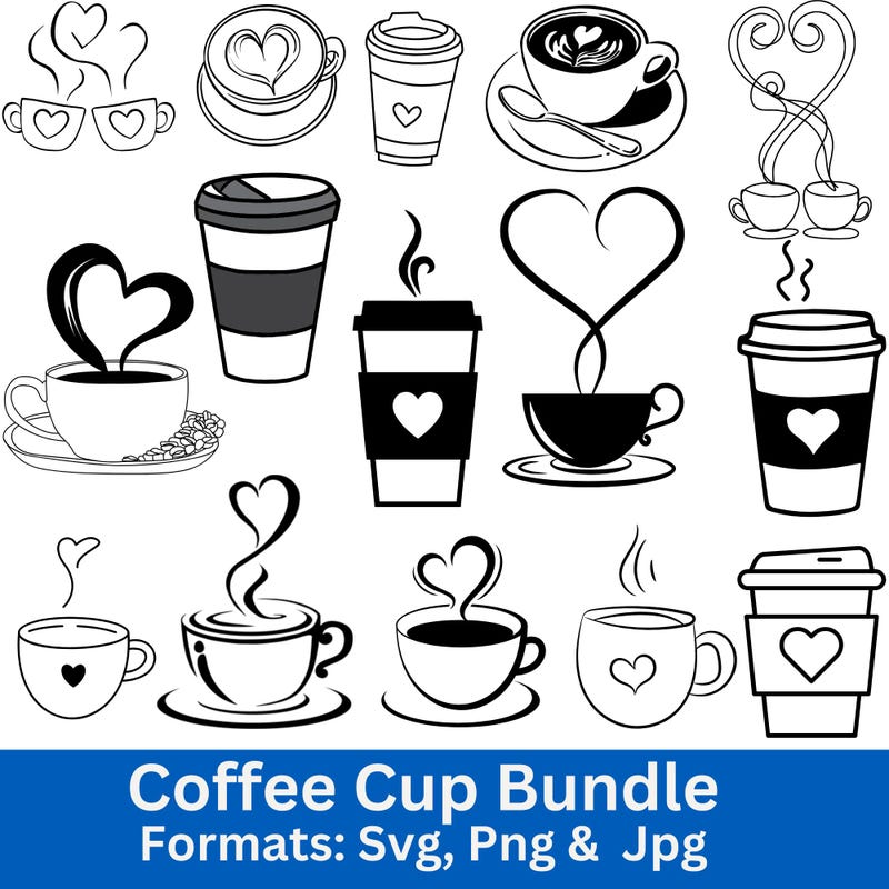 Tea Cup Svg File - Etsy