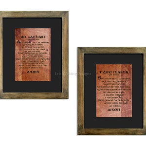 Prayers in Irish Language, Our Father, Hail Mary, Irish Gaelic Language ...