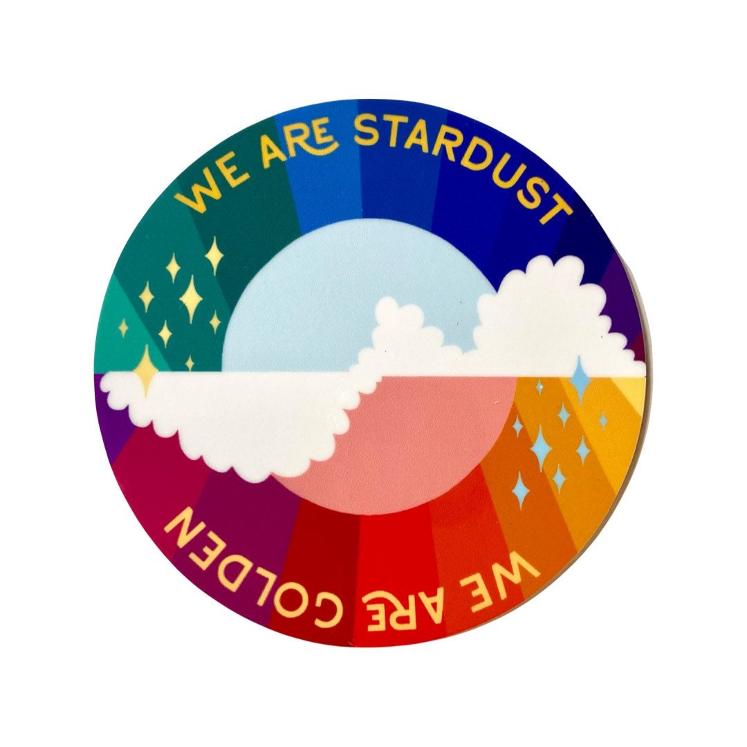 WE ARE STARDUST… Vinyl Sticker - Etsy