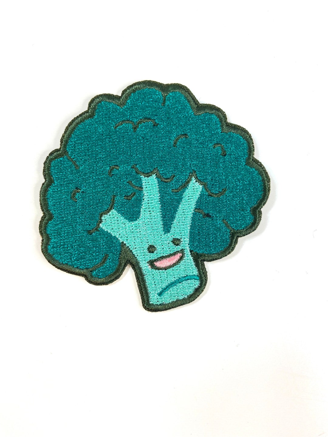Broccafella Embroidered Broccoli Patch - Etsy