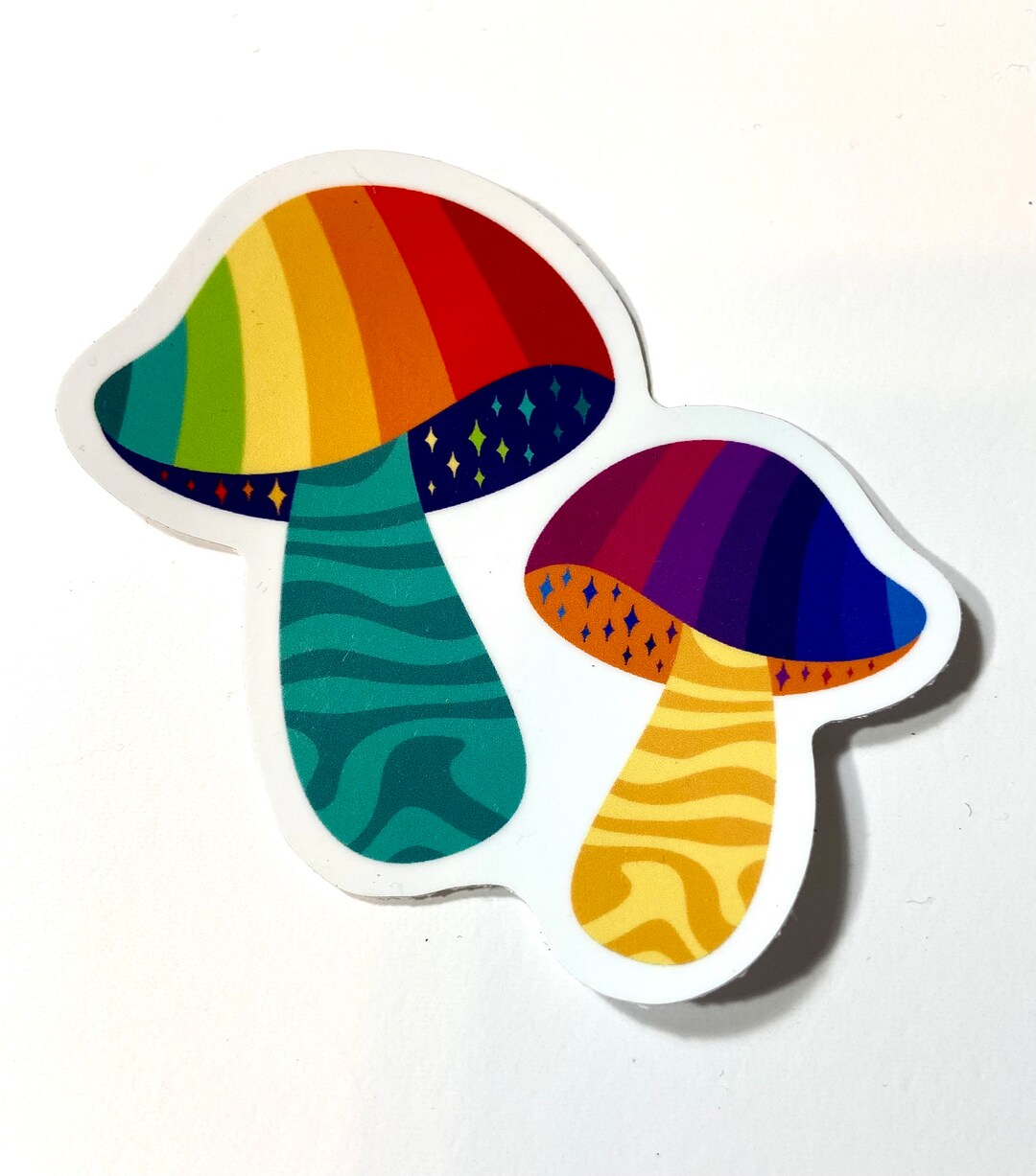 Magic Mushrooms Vinyl Sticker - Etsy