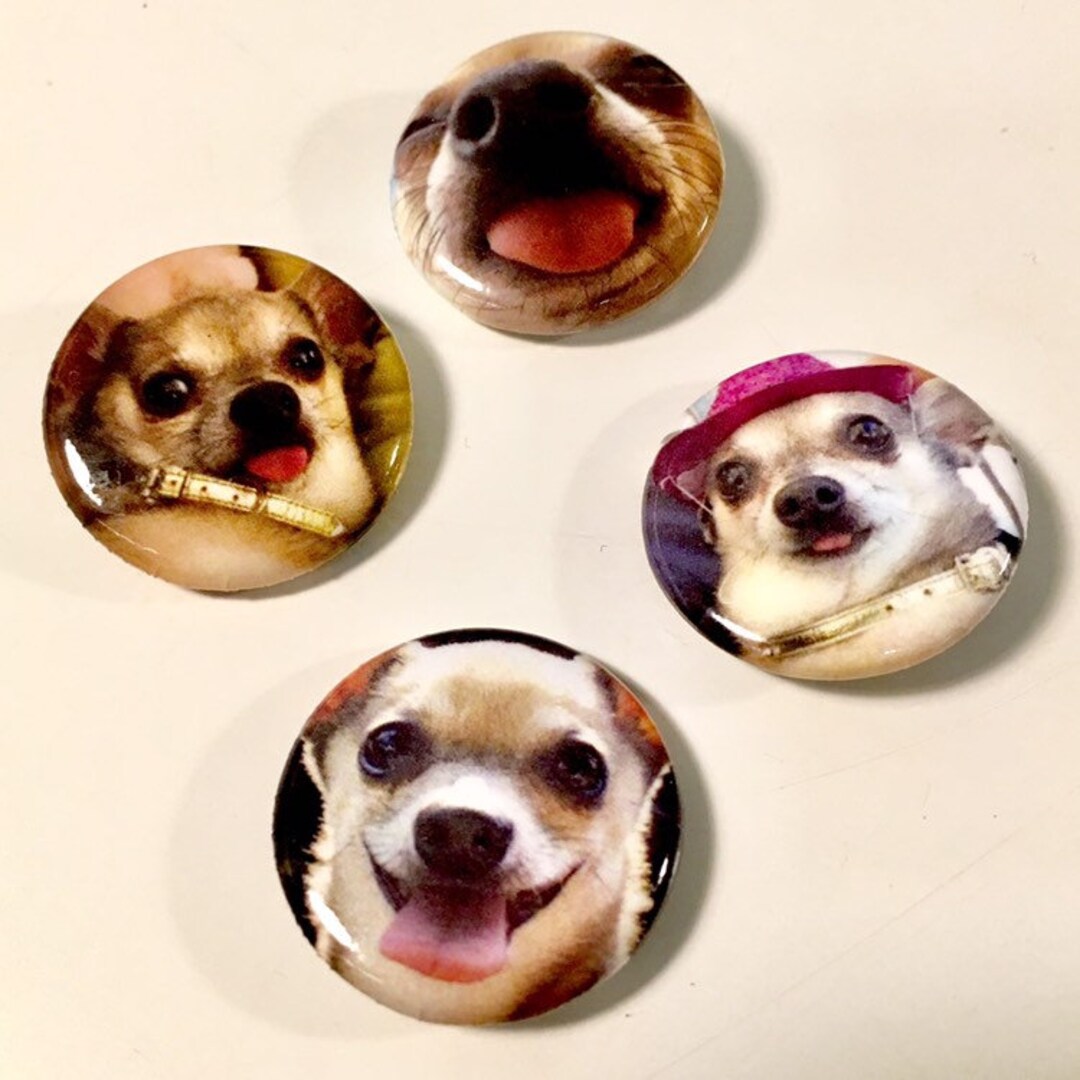 The Many Moods of Mouse Pin-back Buttons - Etsy