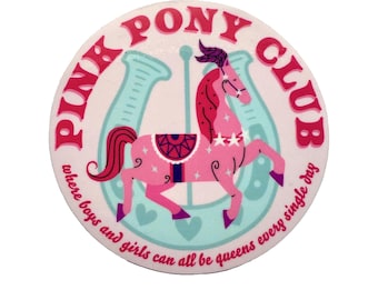 Pink Pony Club Magnet Bumper Sticker Chappell Roan Inspired Gay Pop ...