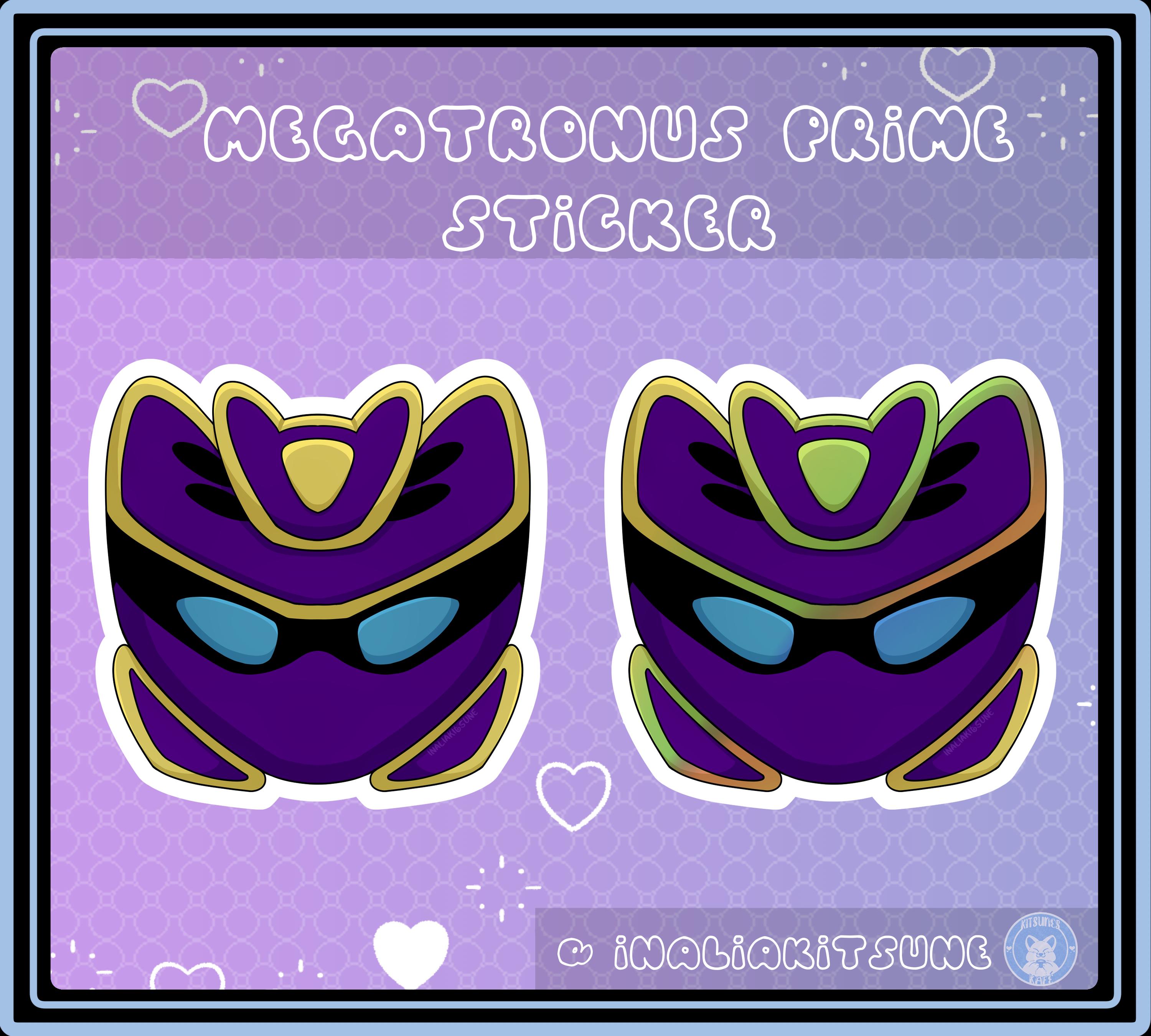 Pre-order: Megatronus Prime Sticker - Etsy