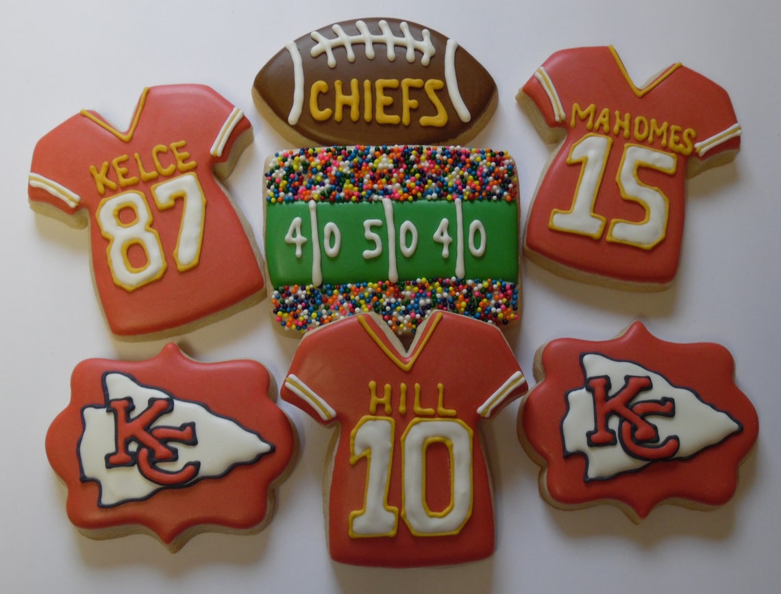 Kansas City Chiefs Football Jersey Birthday Party Favors - Etsy