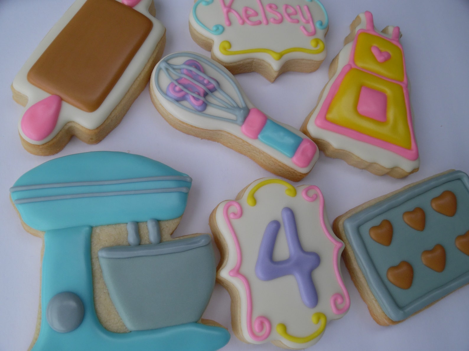 Nickelodeon Inspired Butterbean's Cafe Baking Whisk Apron Decorated ...
