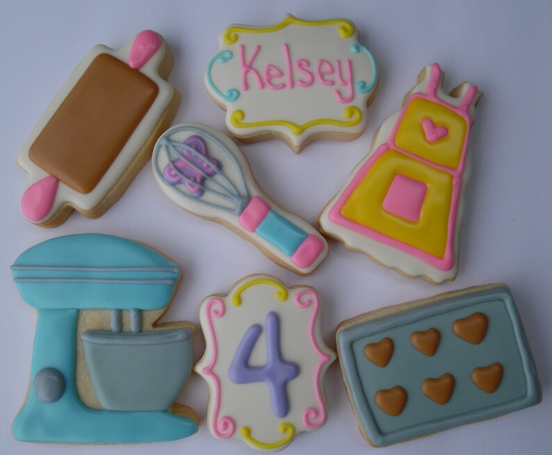 Nickelodeon Inspired Butterbean's Cafe Baking Whisk Apron Decorated ...