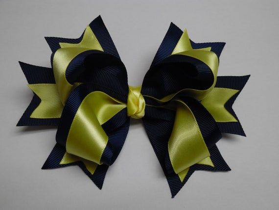 Navy Blue and Gold School Spirit Colors Back to School - Etsy