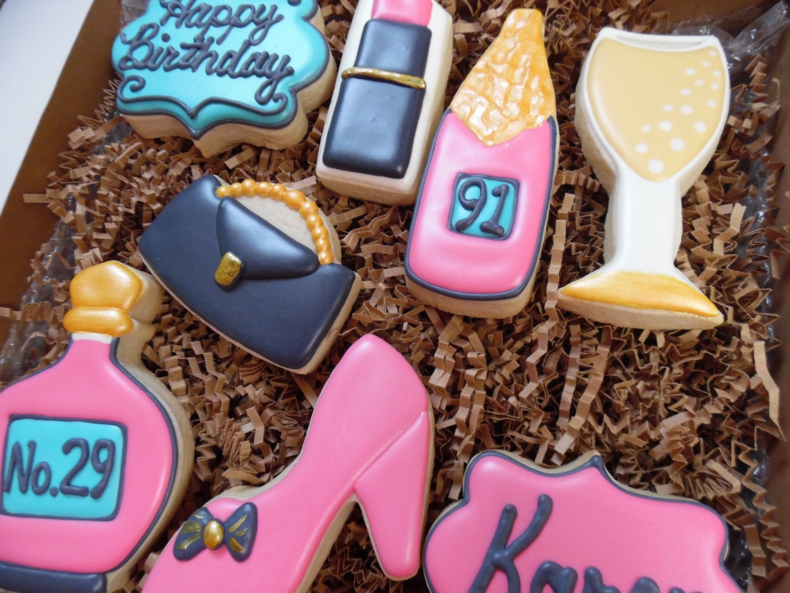 Personalized Diva Drag Queen Birthday Gift Box Sugar Cookies | Etsy