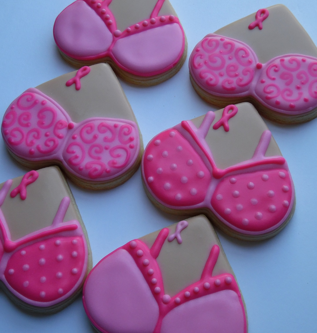 Breast Cancer Awareness Boobs Save the Tatas Pink Ribbon Decorated ...