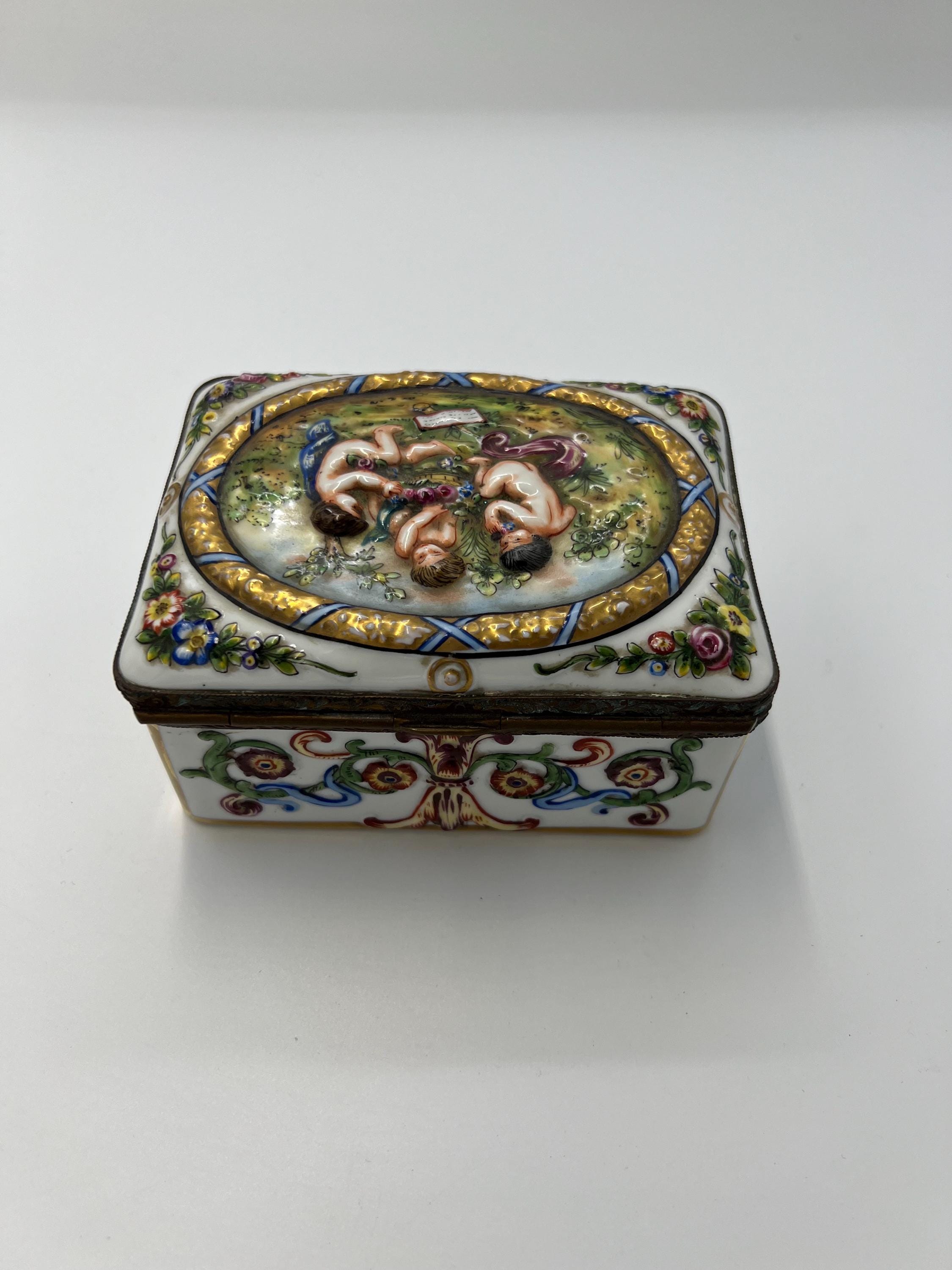 Porcelain Jewelry Box - Etsy