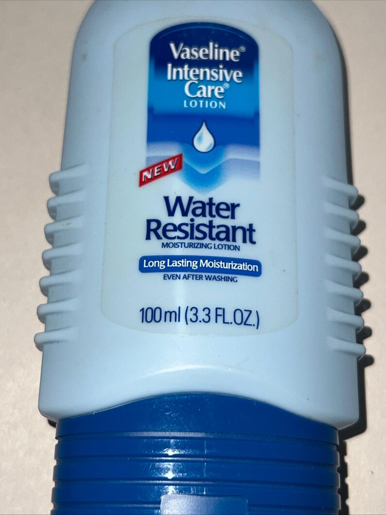 Vintage Vaseline Intensive Care Lotion Water Resistant 3.3 Oz Rare USA ...