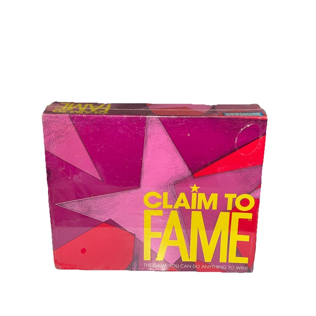 Vintage Claim to Fame Board Game 1990 Parker Brothers New Sealed Party ...