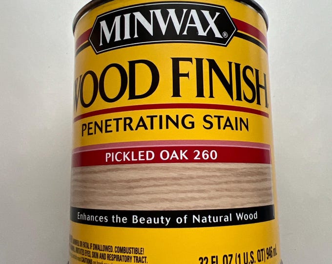 Minwax Pickled Oak 260 Wood Finish Oil-based Wood Stain 1 Quart ...