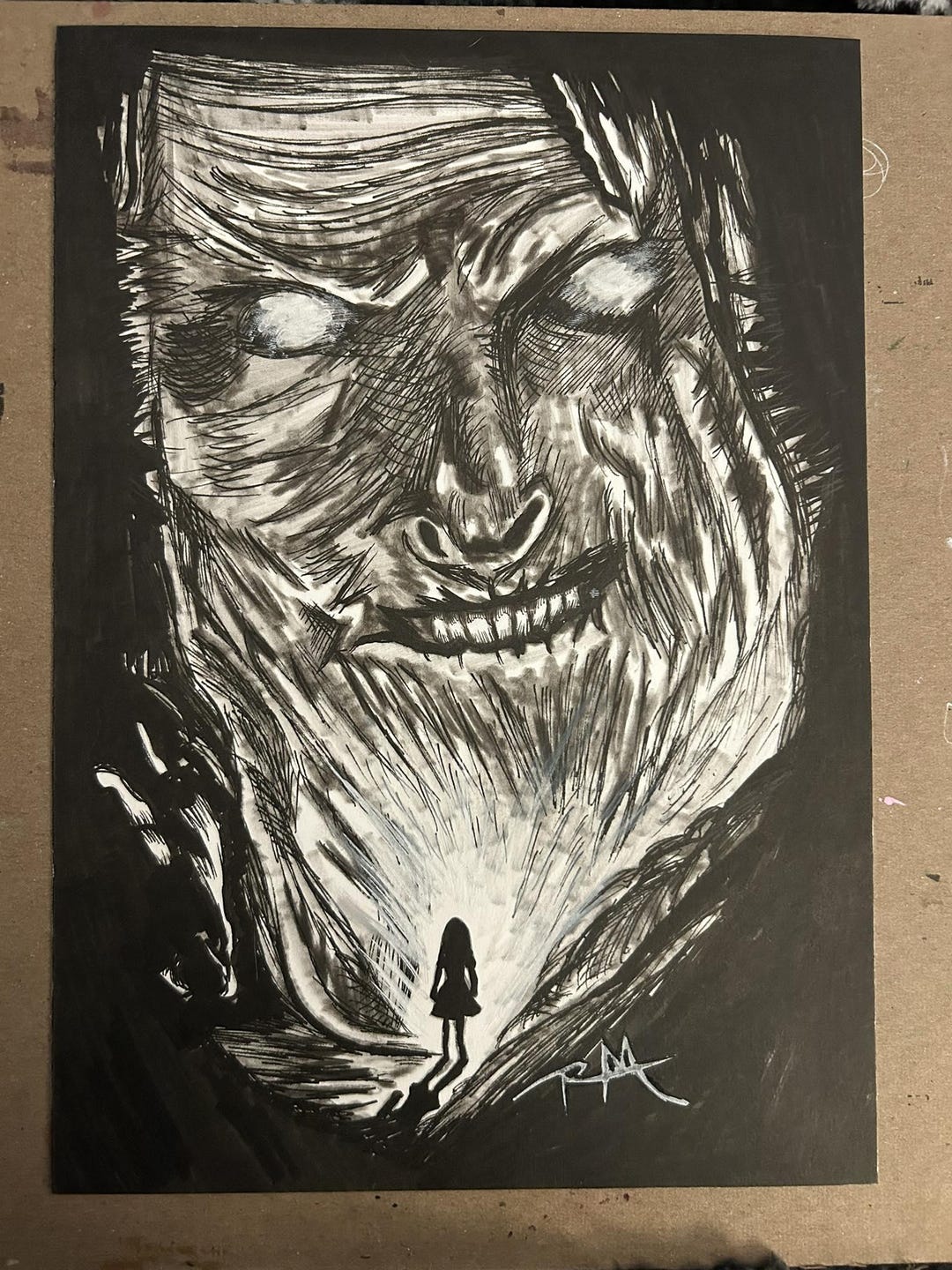 The Cavern Cave Horror Artwork Print Gift - Etsy
