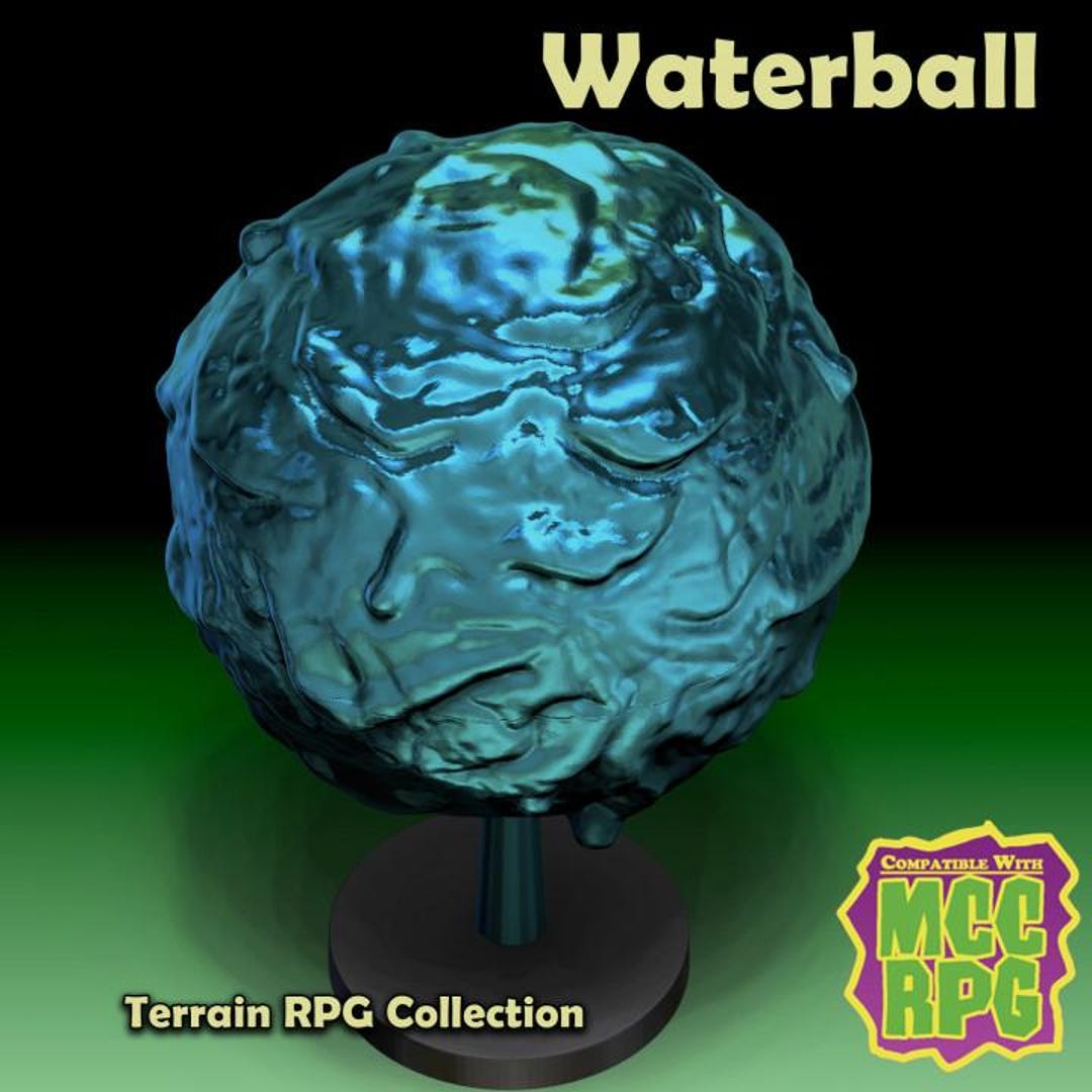 Waterball - Magical Floating Ball of Water - for 28mm Games - Etsy