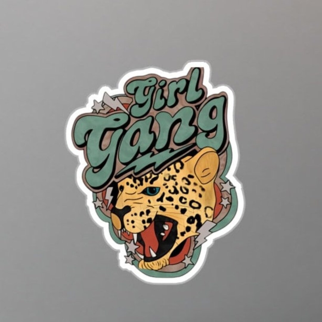 Girl Gang Vinyl Decals, Water, Scratch, Uv-resistant, Vinyl Kiss-cut ...