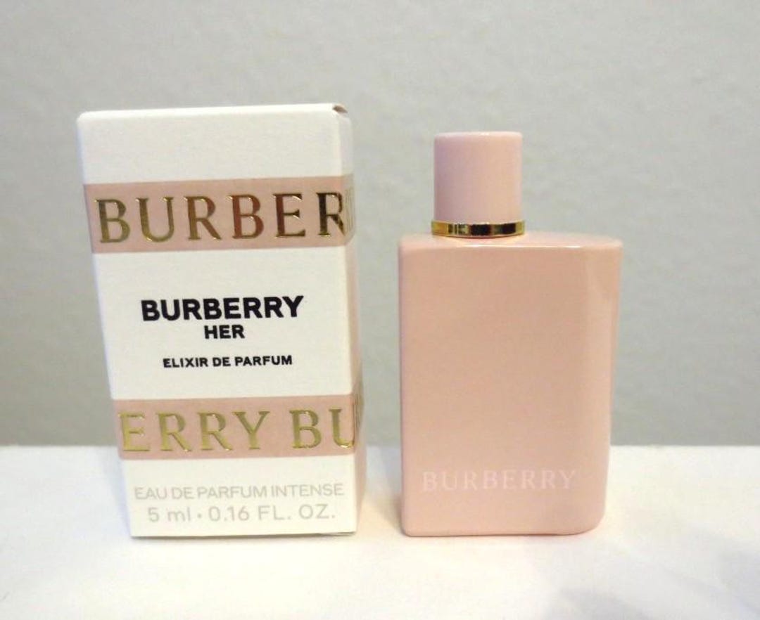 Collectible Miniature Burberry Her Intense Perfume Elixir 5 Ml - Mini ...