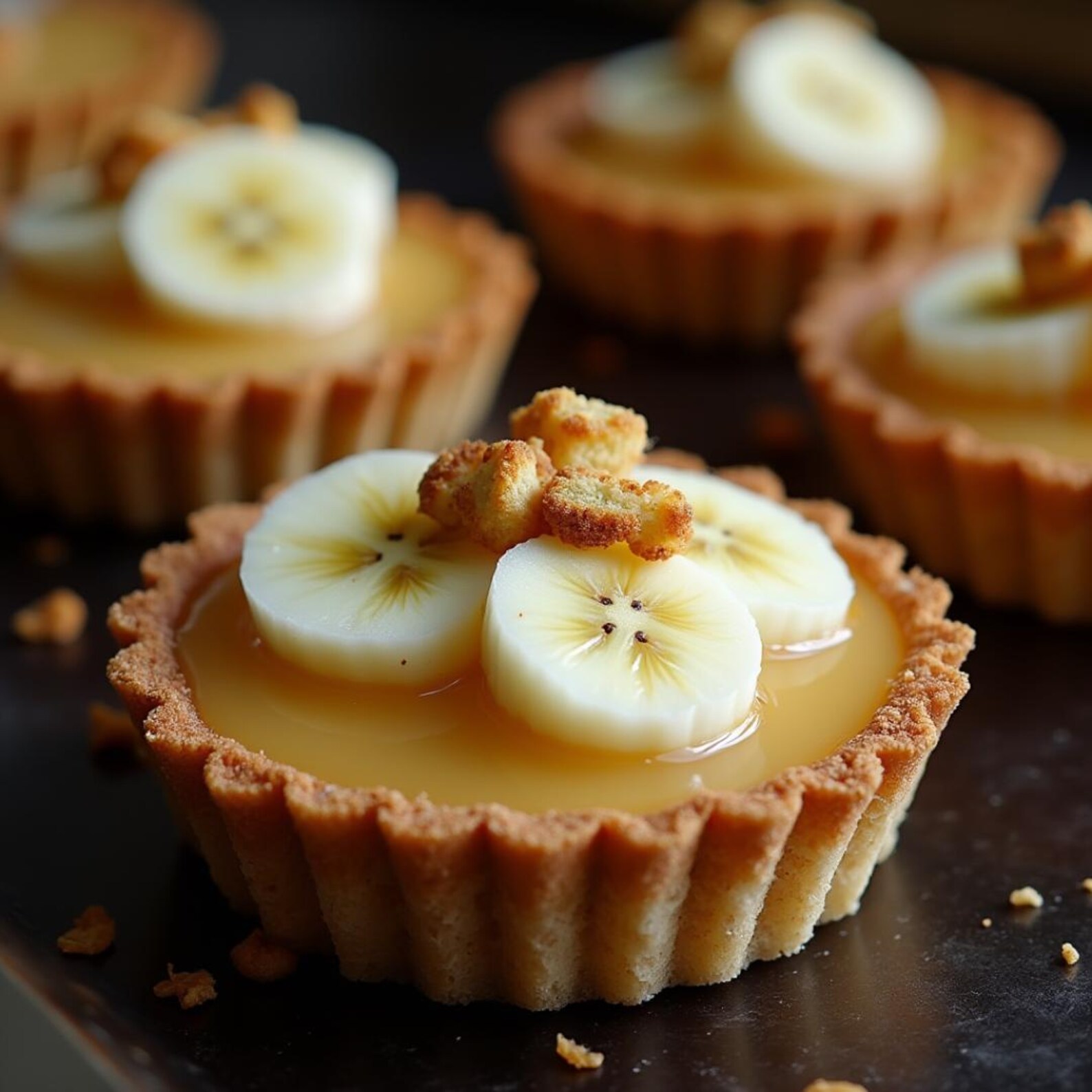 Mini Banana Cream Tarts Recipe Instant Download Perfect Mini Tarts ...