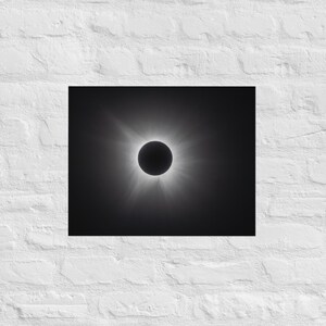 Full Solar Eclipse Poster - Etsy