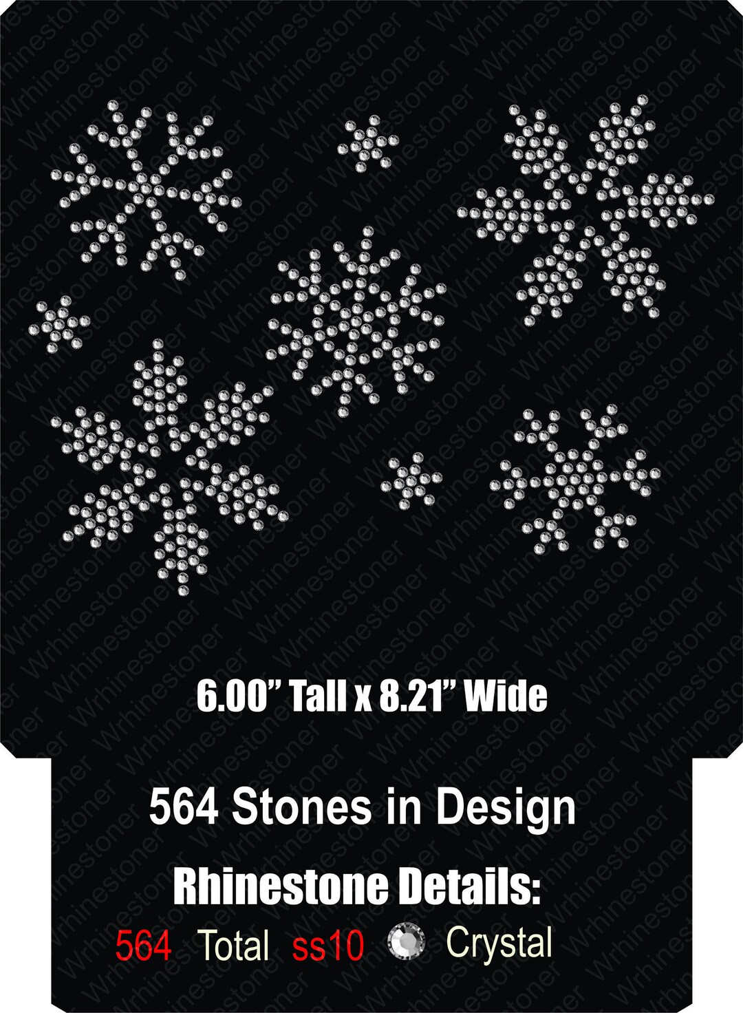 Instant Download Rhinestone SVG Snowflakes; Snowflakes Download ...