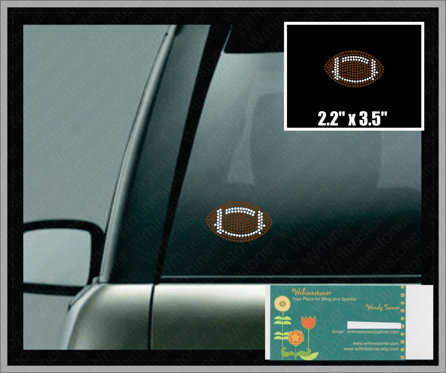 Rhinestone Mini Sport Balls Car Decal Softball Baseball - Etsy