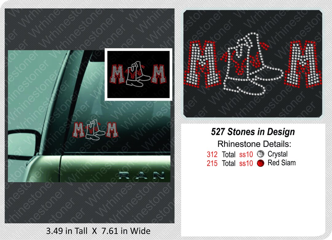 Majorette Mom Rhinestone Decal; Majorette Mom Sticker; Majorette Mom ...