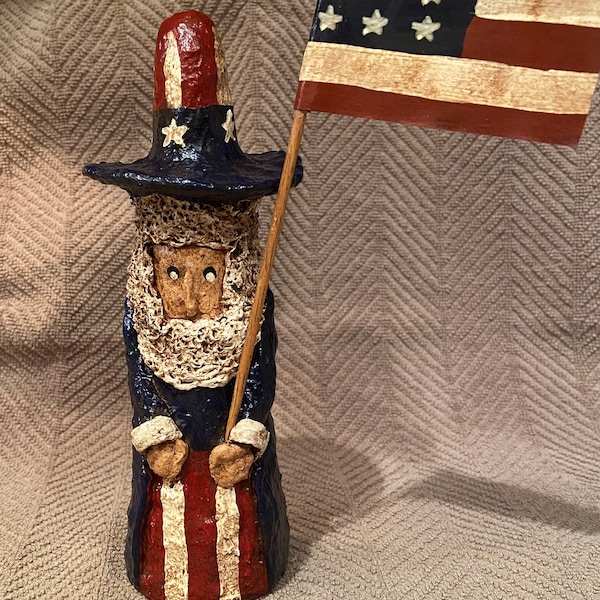 Uncle Sam Figurine - Etsy