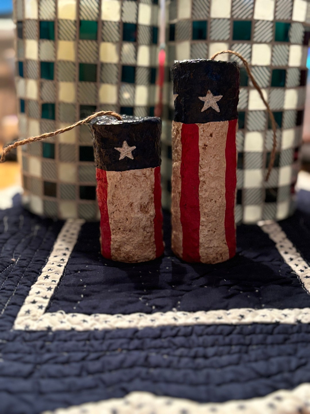 Paper Mache Firecrackers II - 2; Paper Mache; Firecrackers; Papier ...