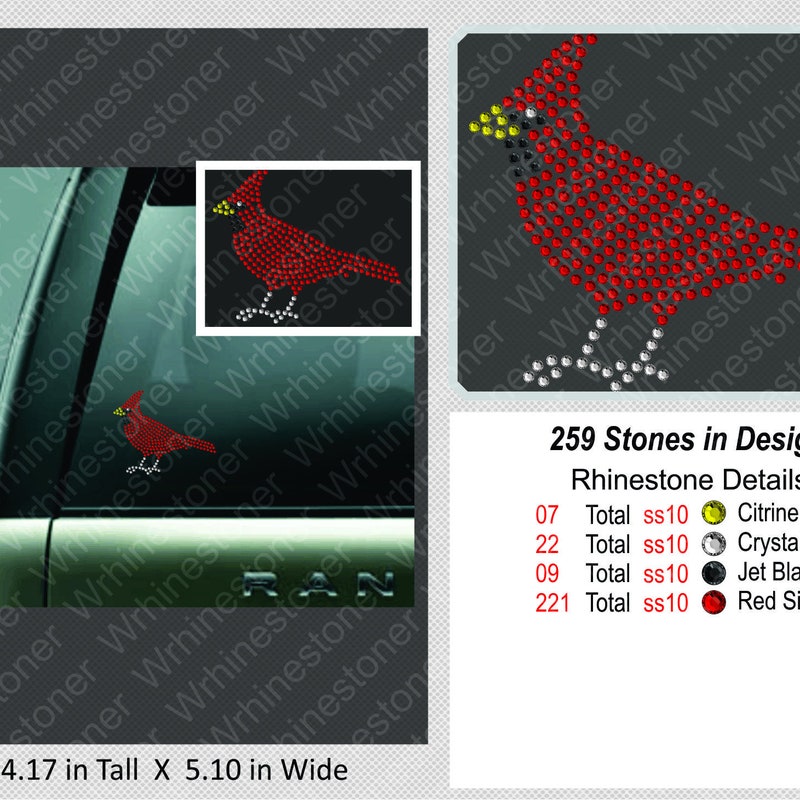 Cardinal Decal - Etsy