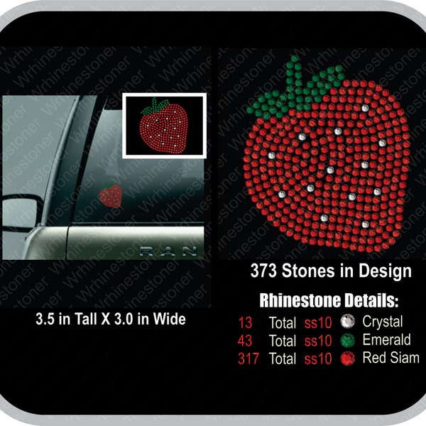 Strawberry Decals - Etsy