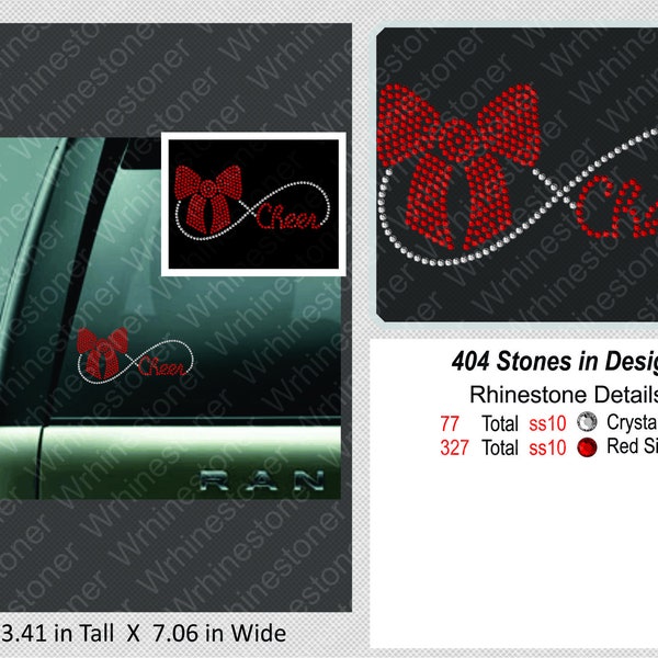 Infinity Cheer Bow - Etsy