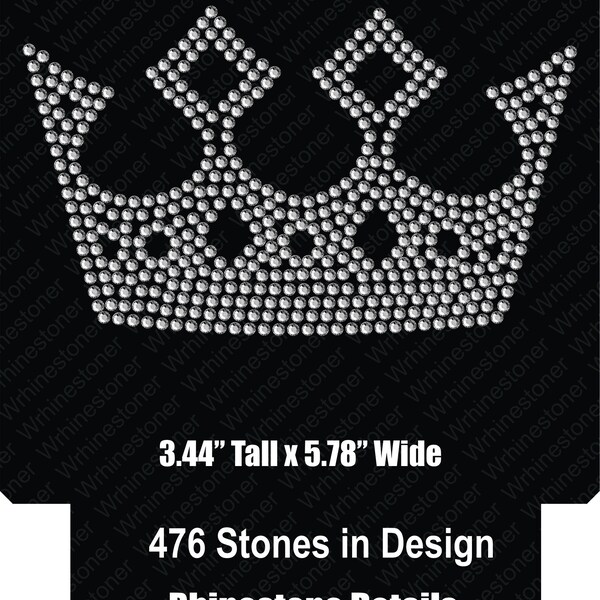 Rhinestone Crown - Etsy