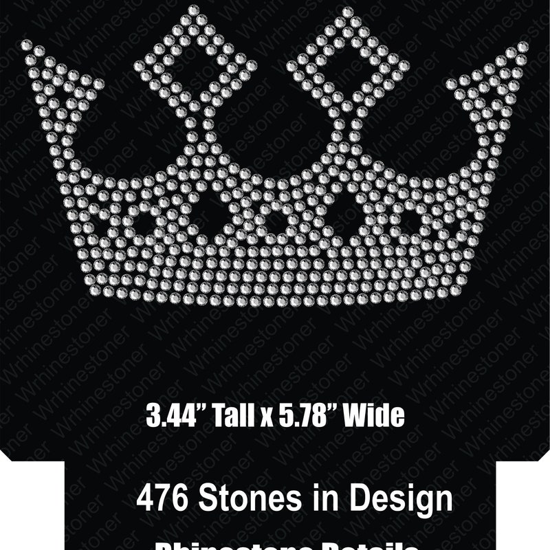 Rhinestone Crown - Etsy