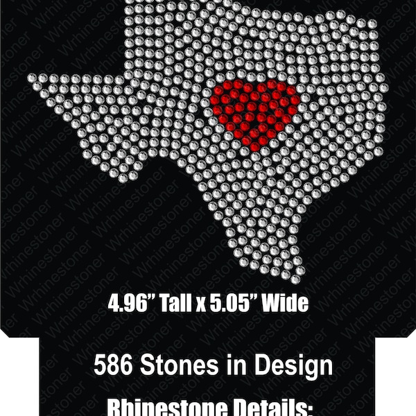 Texas Rhinestone Svg - Etsy