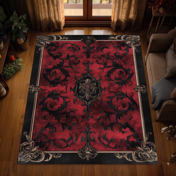 Gothic Rug - Etsy