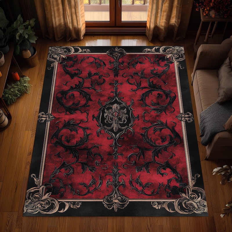 Gothic Rug - Etsy