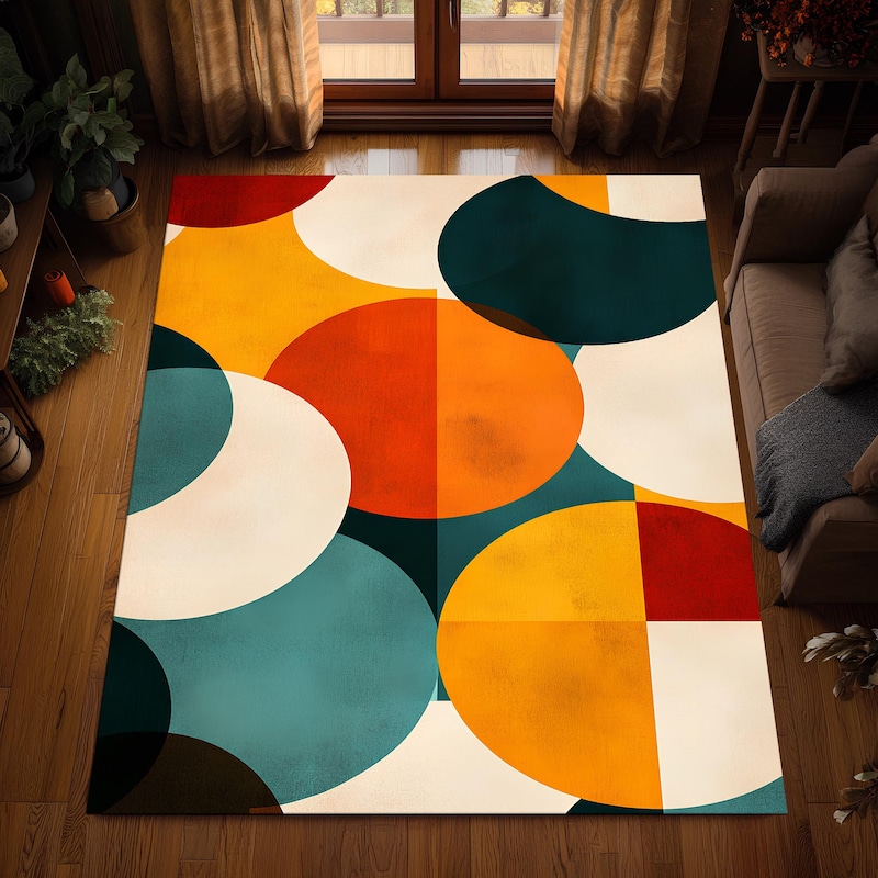 Colorful Rug - Etsy