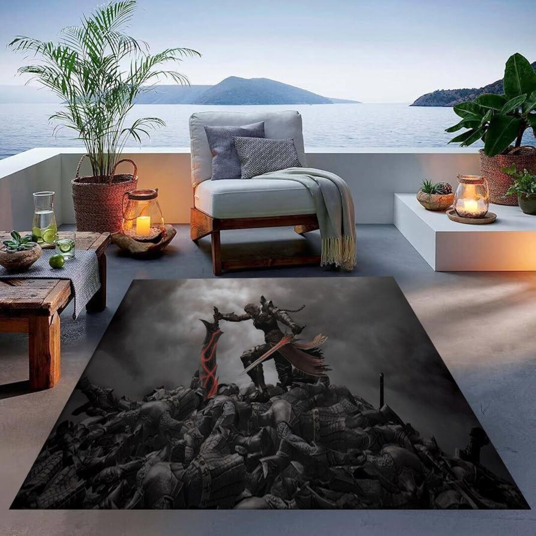 The Witcher Rug , Gaming Room , Lıvıng Room Rug , Area Rug , Fantasy ...