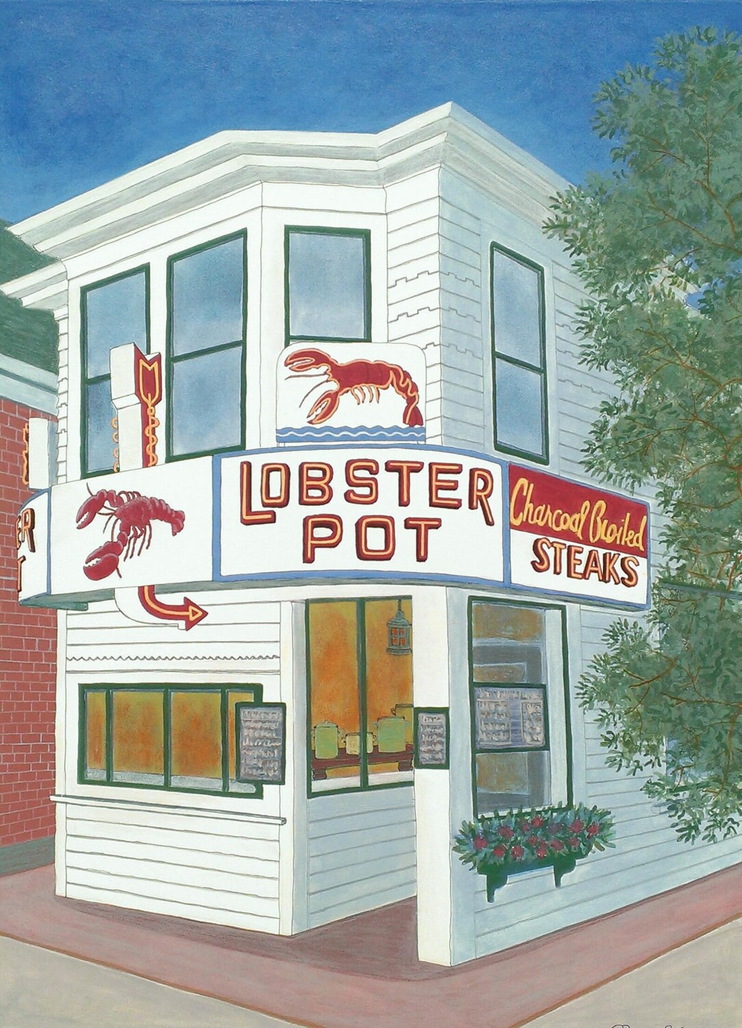 Lobster Pot, Provincetown, Cape Cod - Fine Art Giclee Print, Seafood ...