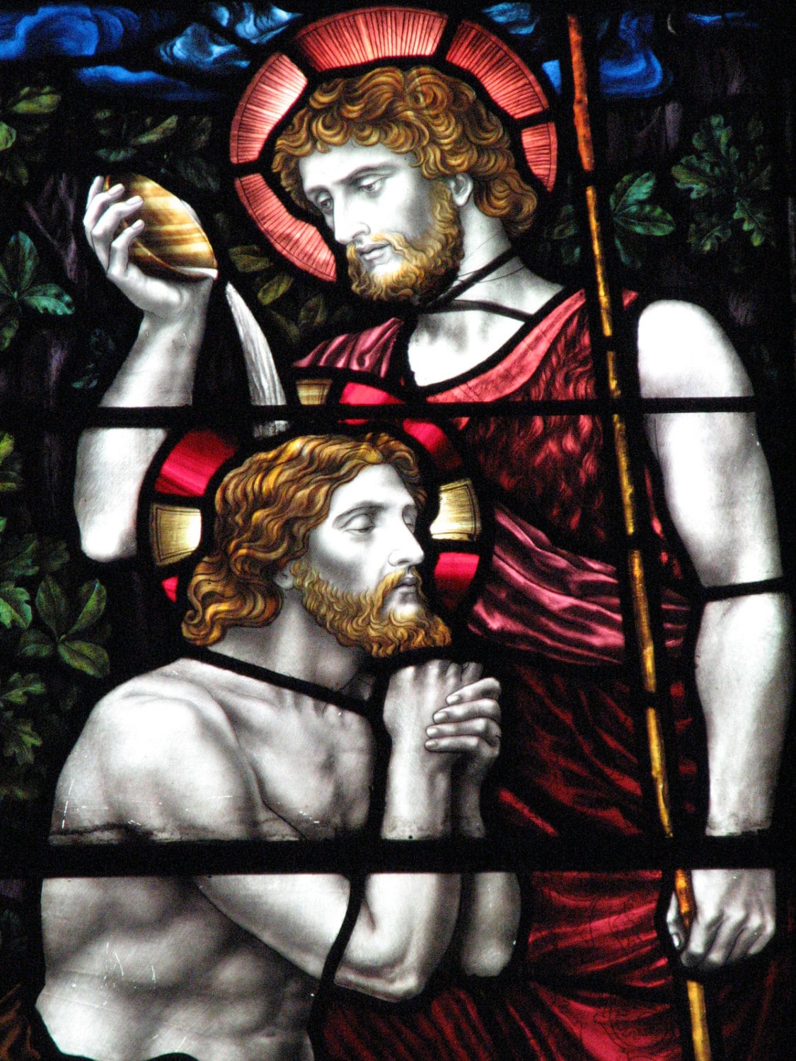 John and Jesus, the Baptism at the Jordan River - Fine Art Photograph ...