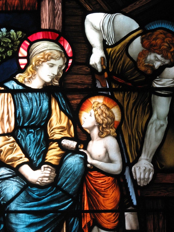 Holy Family Stained Glass