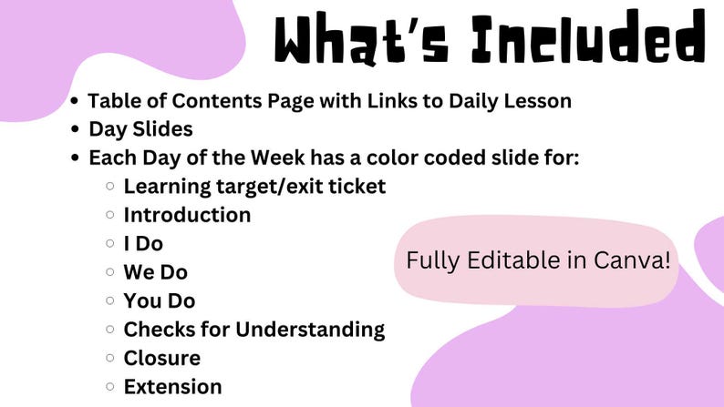 Doodle Lesson Plan Template in Canva Editable Lesson Plan Template ...