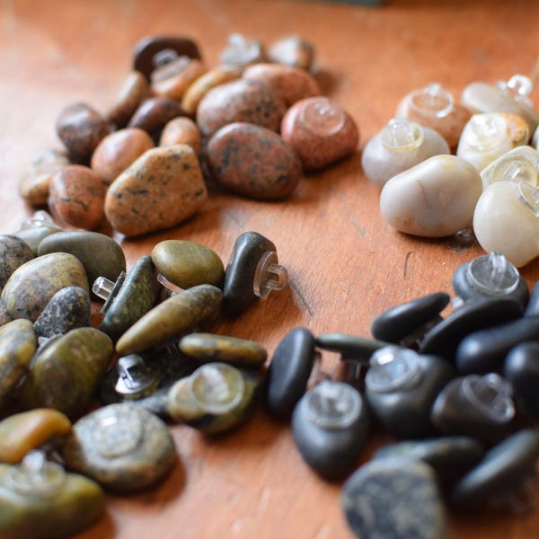Stone Buttons - Etsy