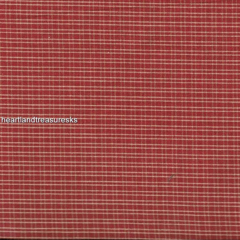 Red Plaid Fabric - Etsy