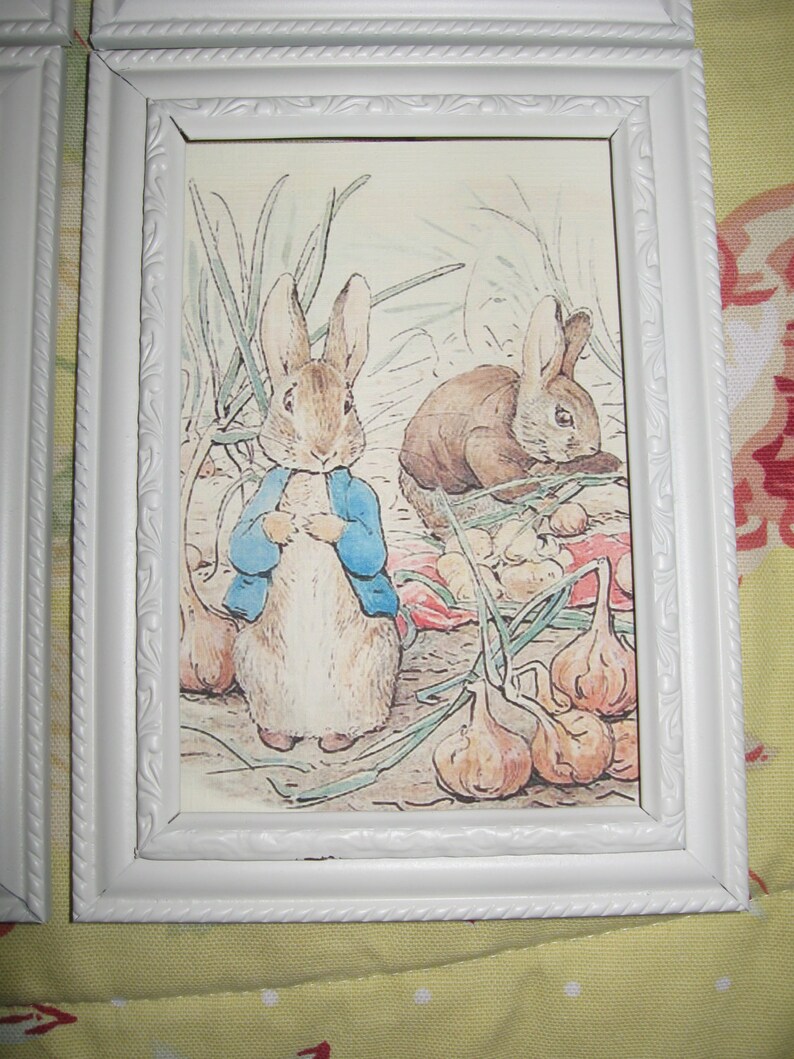 Peter Rabbit by Beatrix Potter Four Framed Prints | Etsy