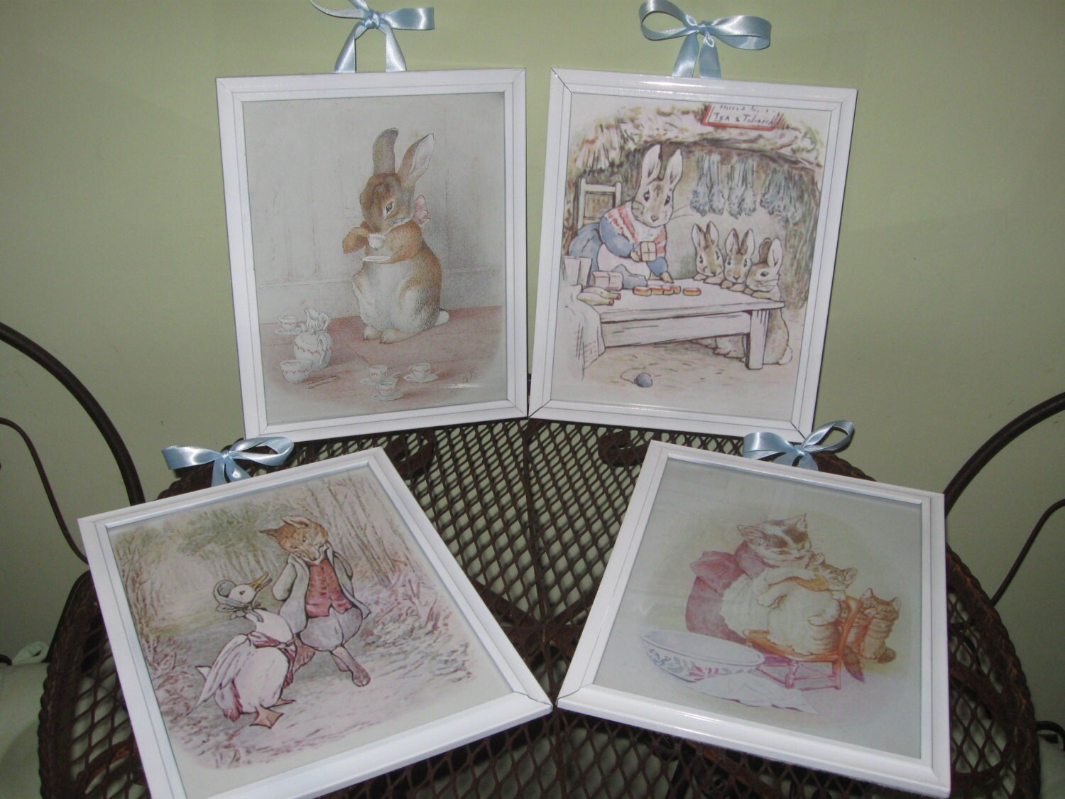 Peter Rabbit and Friends by Beatrix Potter -prints Only (4) - Etsy