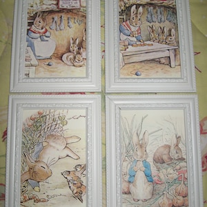 Peter Rabbit by Beatrix Potter -four Framed Prints - Etsy