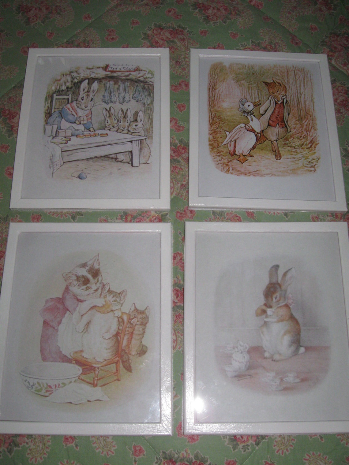 Beatrix Potter Unframed Prints Peter Rabbit and Benjamin - Etsy