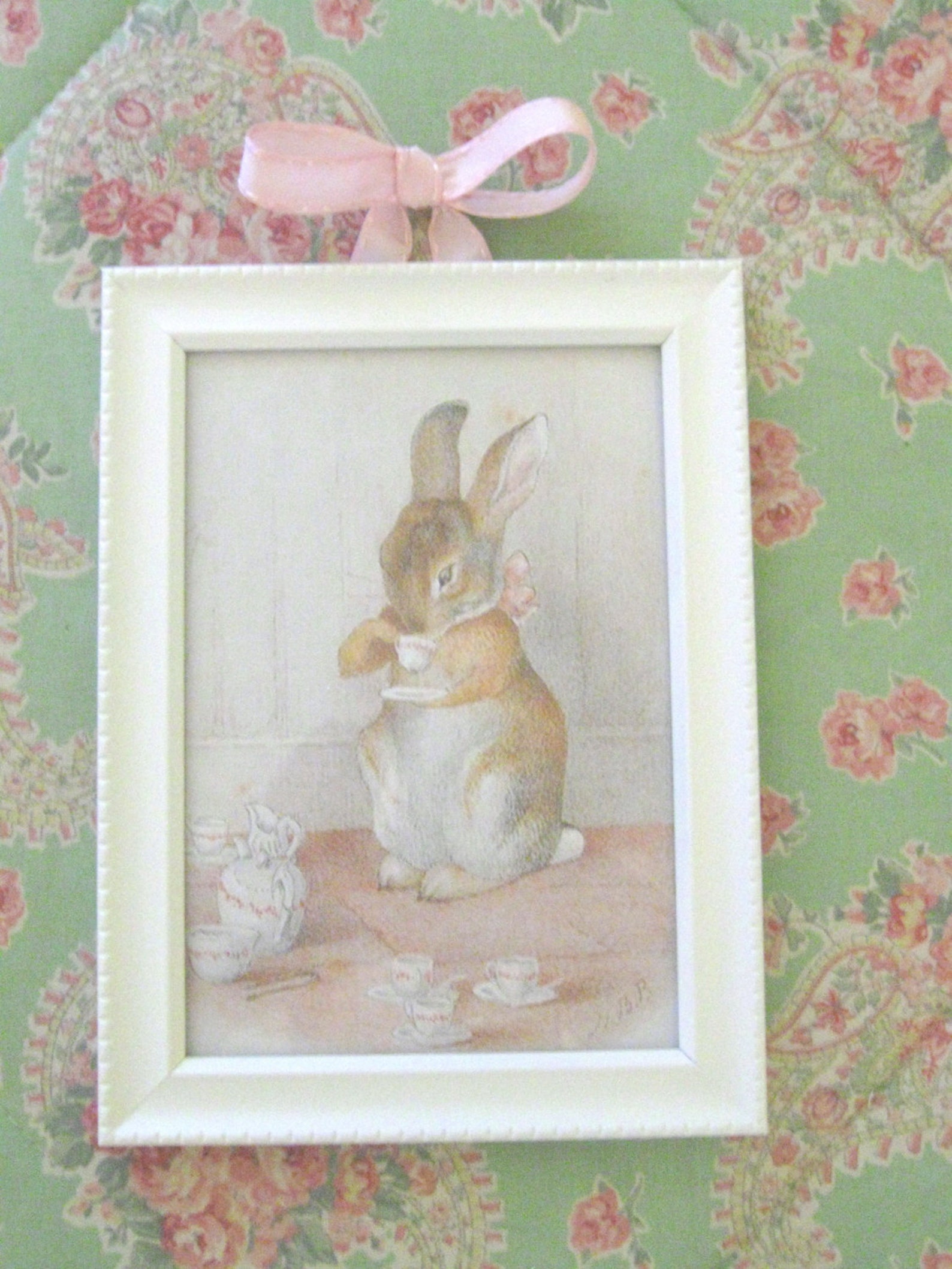 Cute Peter Rabbit Framed Print - Etsy